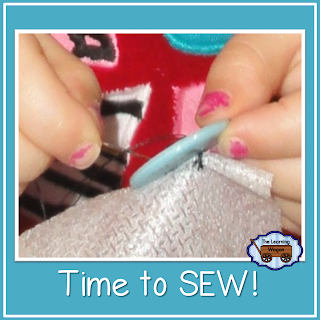 The RV Classroom: Learning to Sew A Button: Creating a Buttoning ...