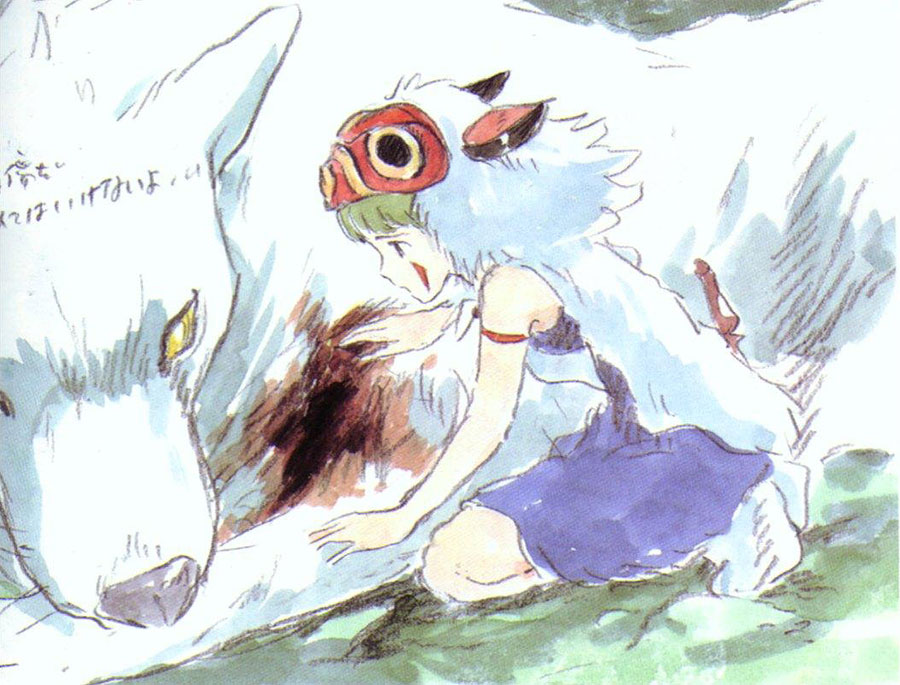 Living Lines Library: もののけ姫 / Princess Mononoke (1997) - Character Design