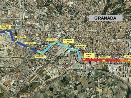 Rail Press News: Metro de Granada ha comenzado la plataforma en la ...