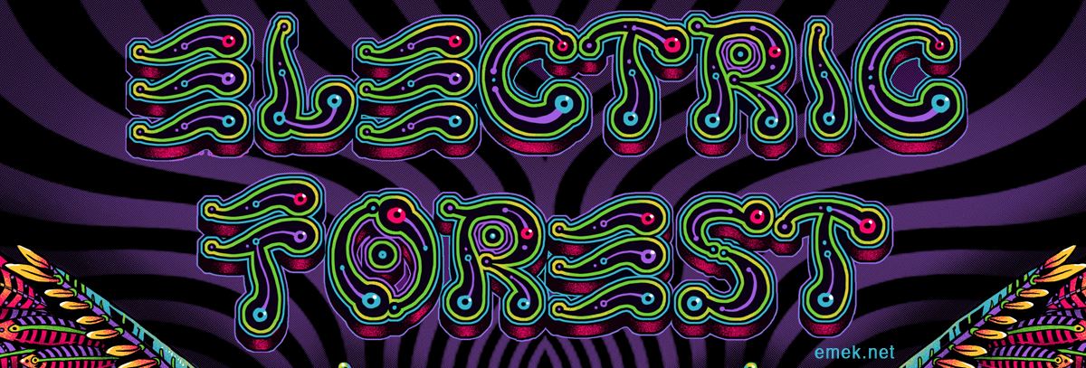 INSIDE THE ROCK POSTER FRAME BLOG: Emek Electric Forest Festival Poster ...