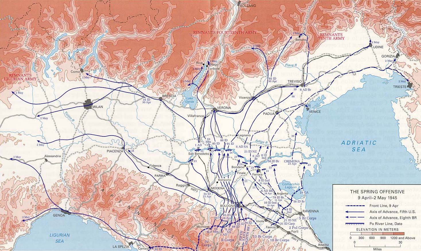 The War in Italy 1943-45 and Environs…: Italian Campaign Finale