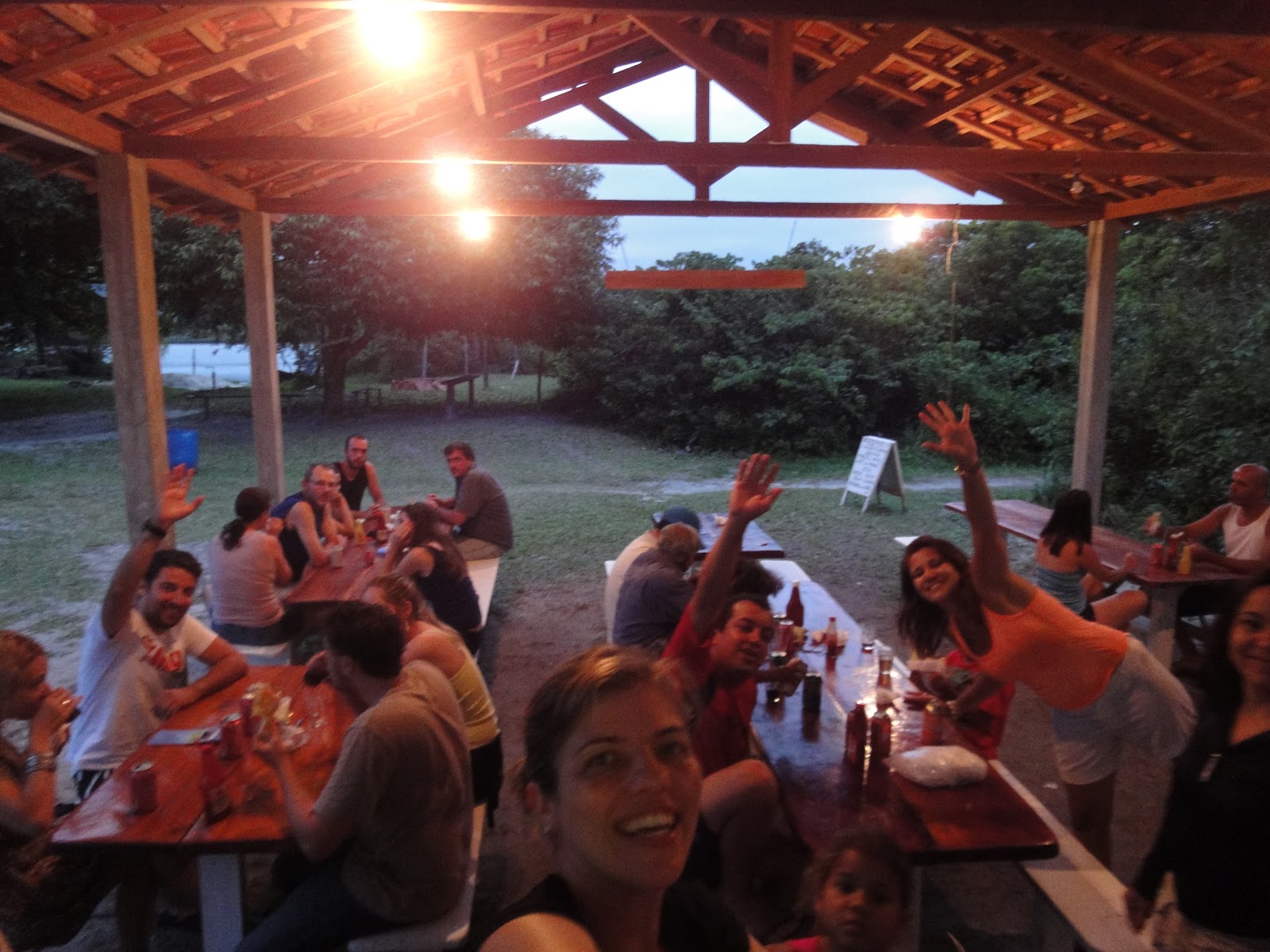 Pousada Dona Tereza Ilha do Cardoso Marujá: RANCHO DO PASTEL