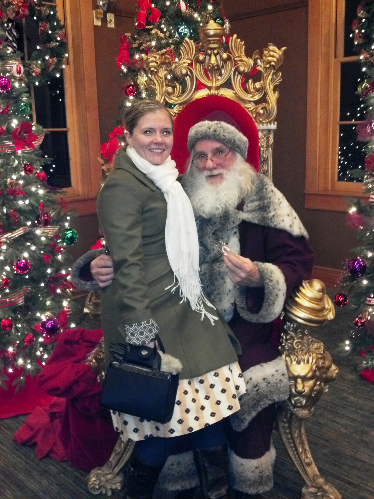 Larissa Explains It All...: Sitting On Santa's Lap