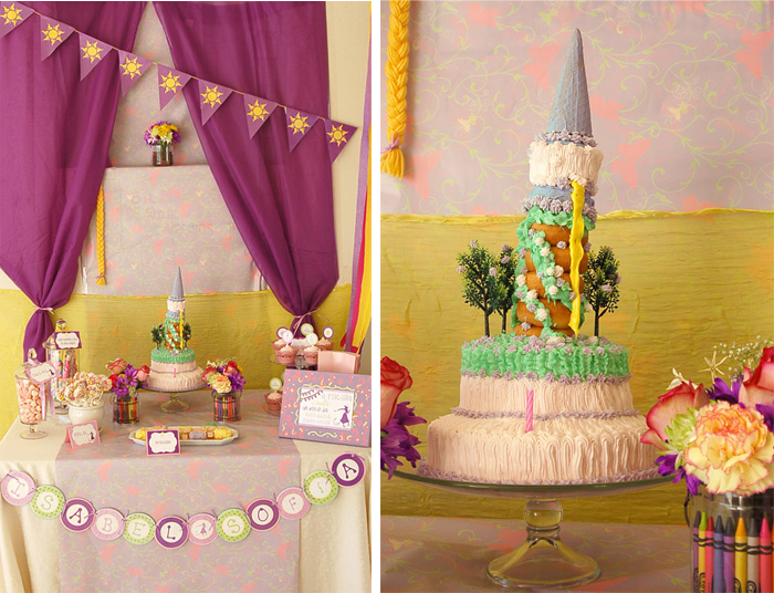 Kara's Party Ideas Rapunzel + Tangled Art Party | Kara's Party Ideas
