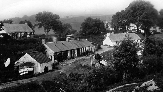 Tour Scotland: Old Photograph Mouswald Scotland