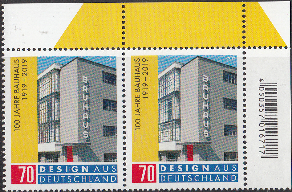 My stamp collection: Bauhaus stamps from Berlin, East Germany and Germany