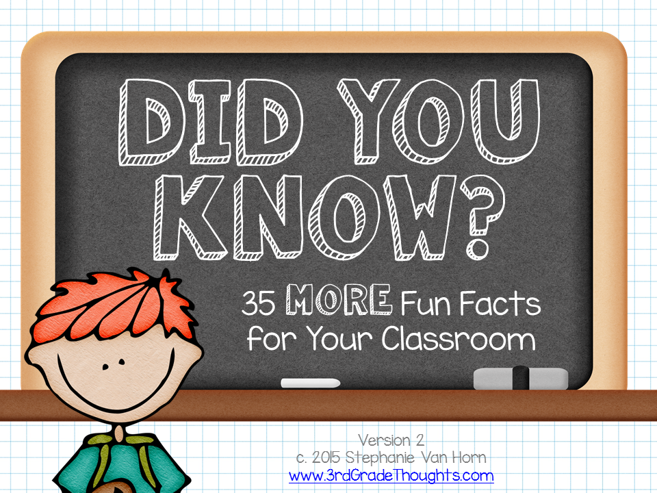 Did You Know Fun Facts 3rd Grade Thoughts Did You Know Fun Facts 3rd Grade Thoughts