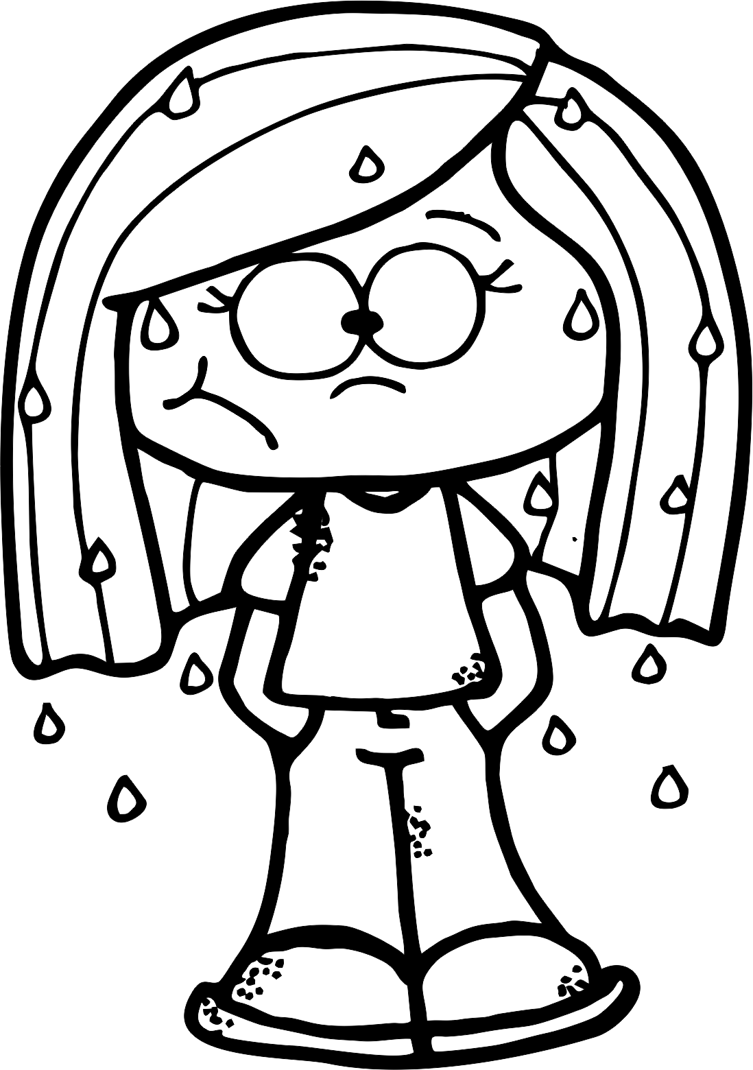 Wet Coloring Sheet Coloring Pages