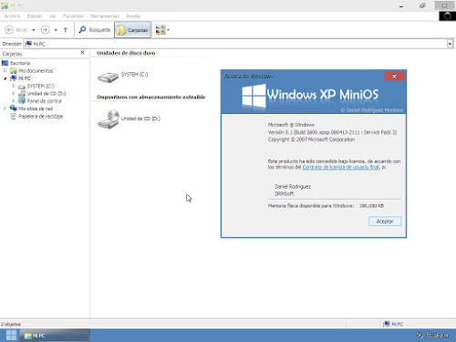 Windows XP MiniOS - Español - Warehouse Links