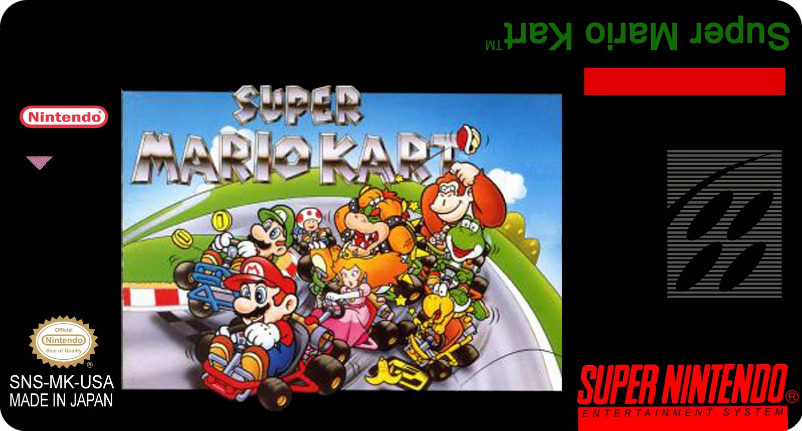 Label - Mario Kart - Snes Paradise
