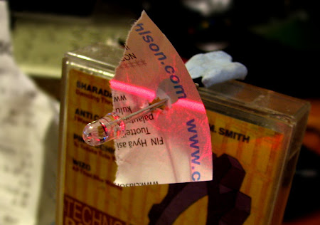 absorptions: Voice over laser