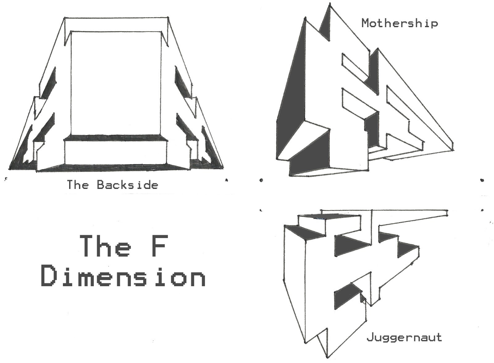 Alexander Lee: 18 Perspective Drawings - Folly
