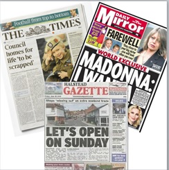 A2 Media Newspaper Coursework: DIfferences between a tabloid ...