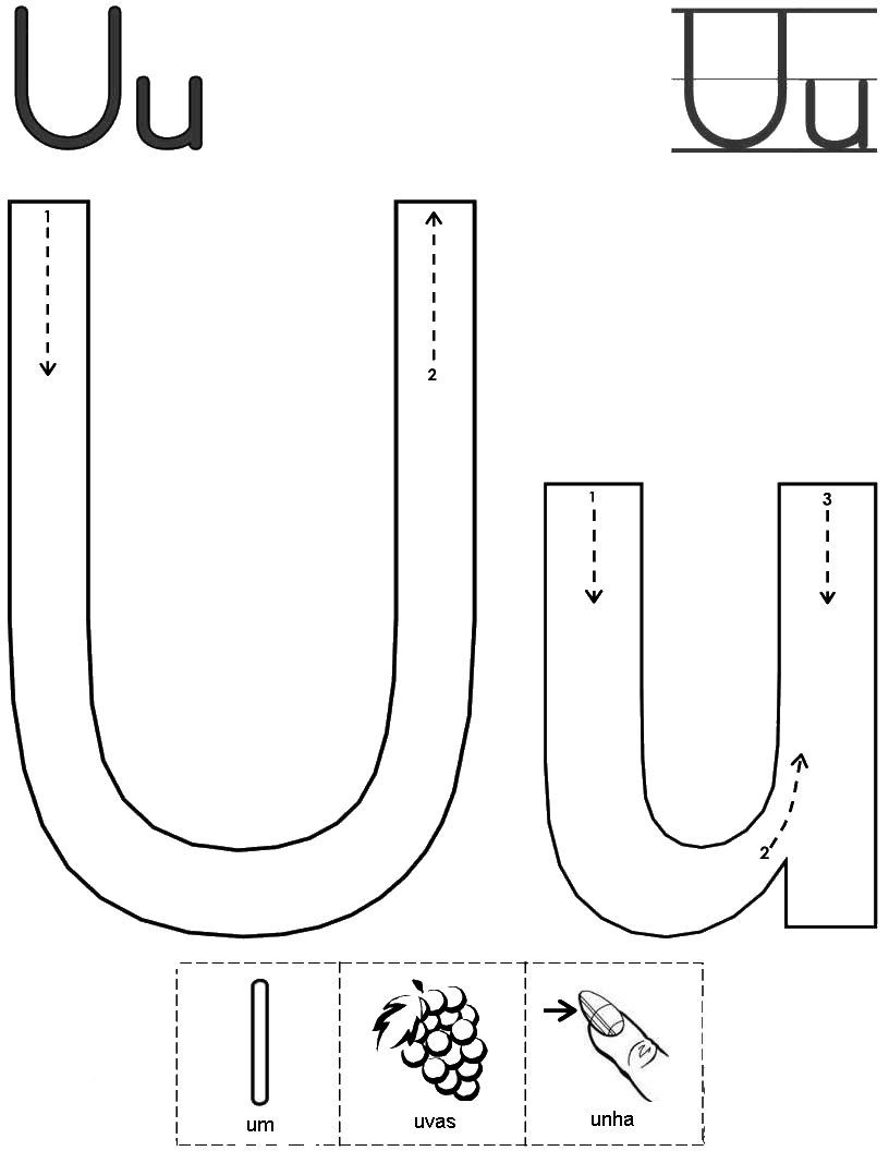 EDUCAÇÃO E ARTES: LETRA U