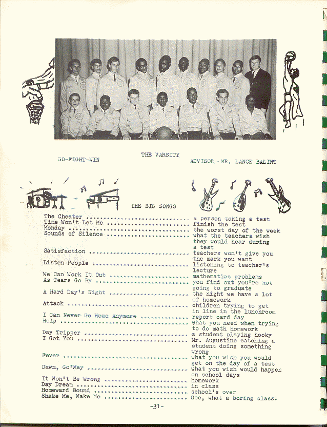Historic Perth Amboy Virtual Museum: Shull School Yearbook 1966 - Part 5