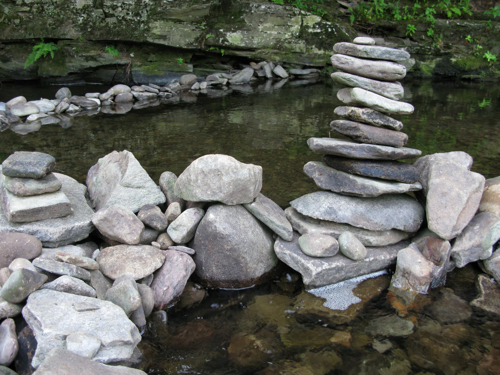 PolkadotStripes: Dams & Stacked Rock Sculptures