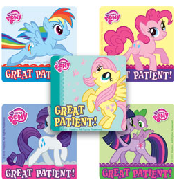 Official Pony Scented & Glitter Stickers - Pony Chatter - Canterlot ...