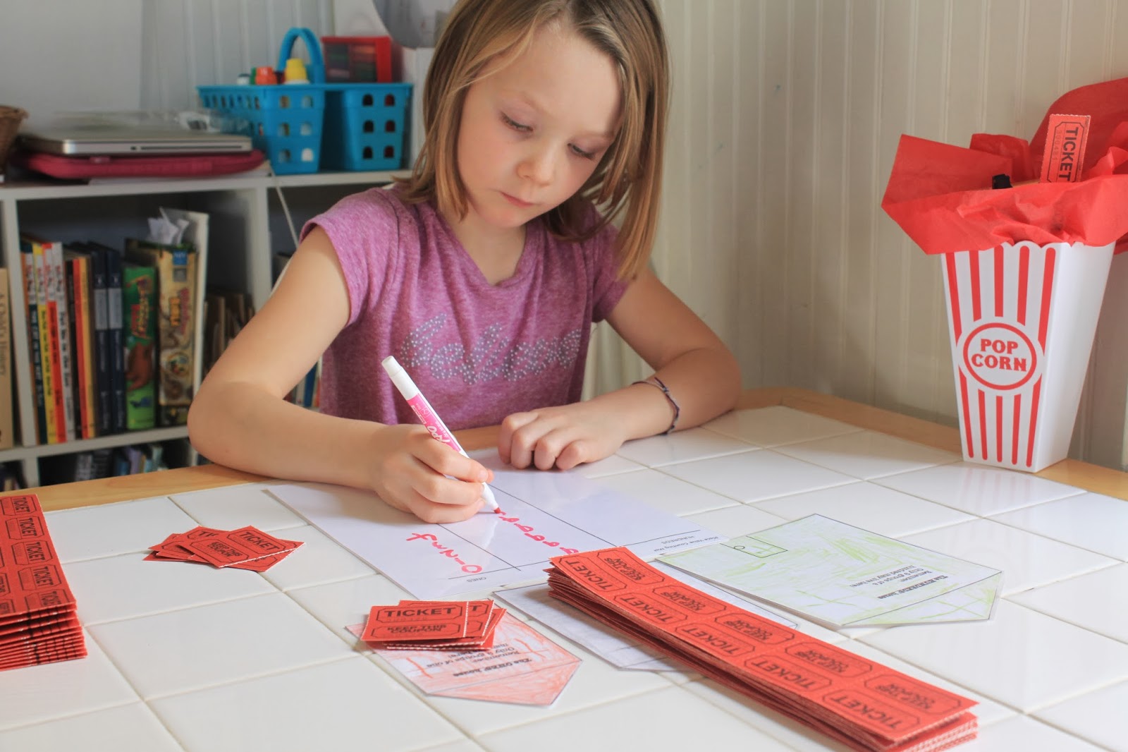 100th Day of School {Movie Theatre Theme} — Delightful Learning