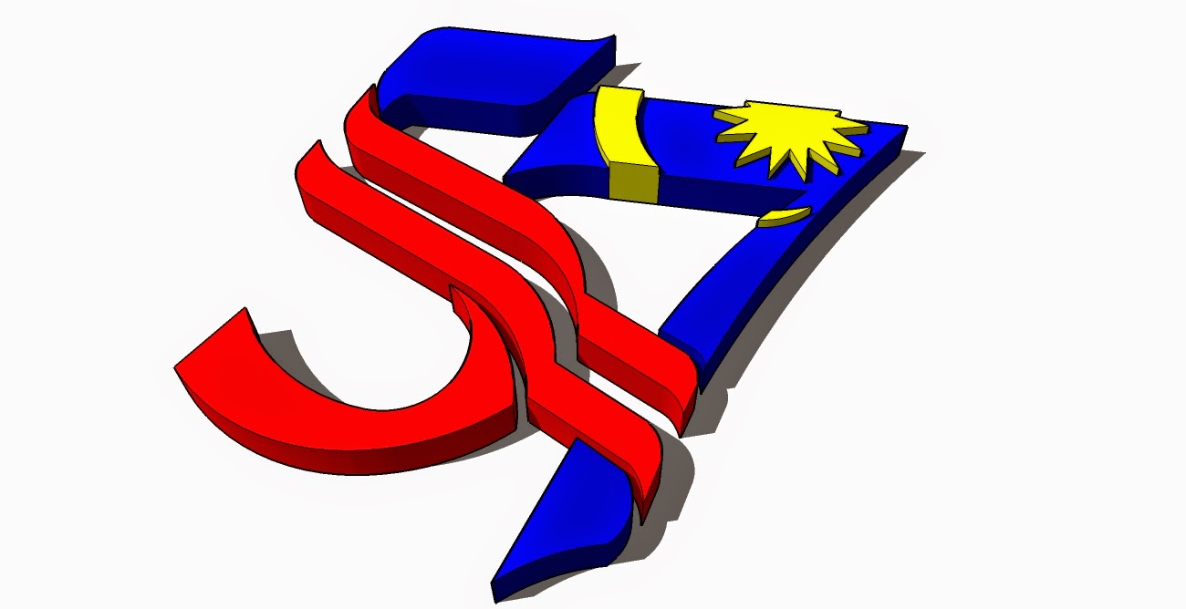 Logo 3D Kemerdekaan kali-57 - Cipta Kerja Seni