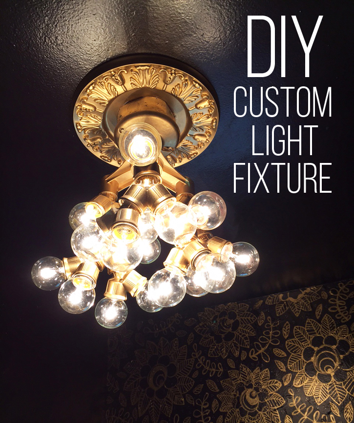 A Soliloquy by Bethany: DIY Custom Light Fixture