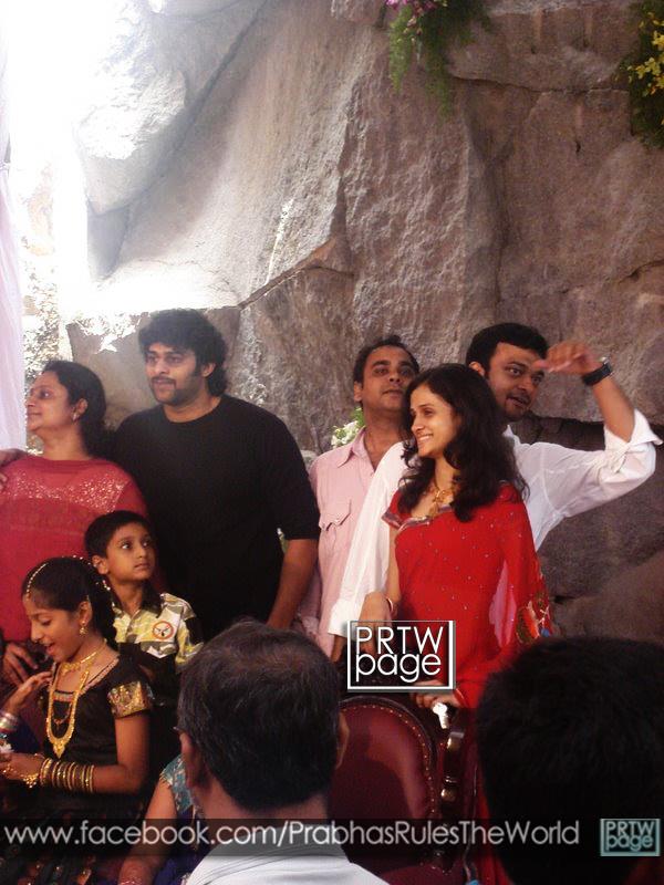 we love prabhas.. : krishnam raju his family photos
