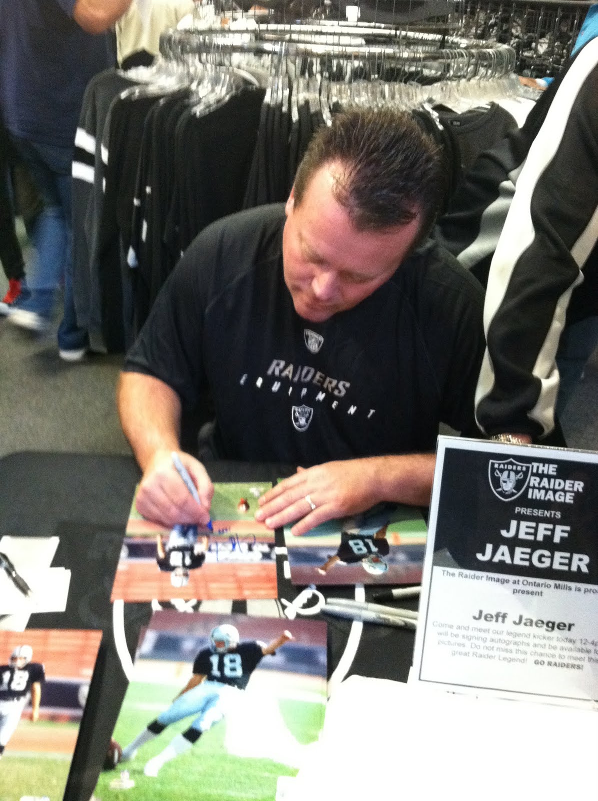My Autograph Signings: Jeff Jaeger Autograph Signing