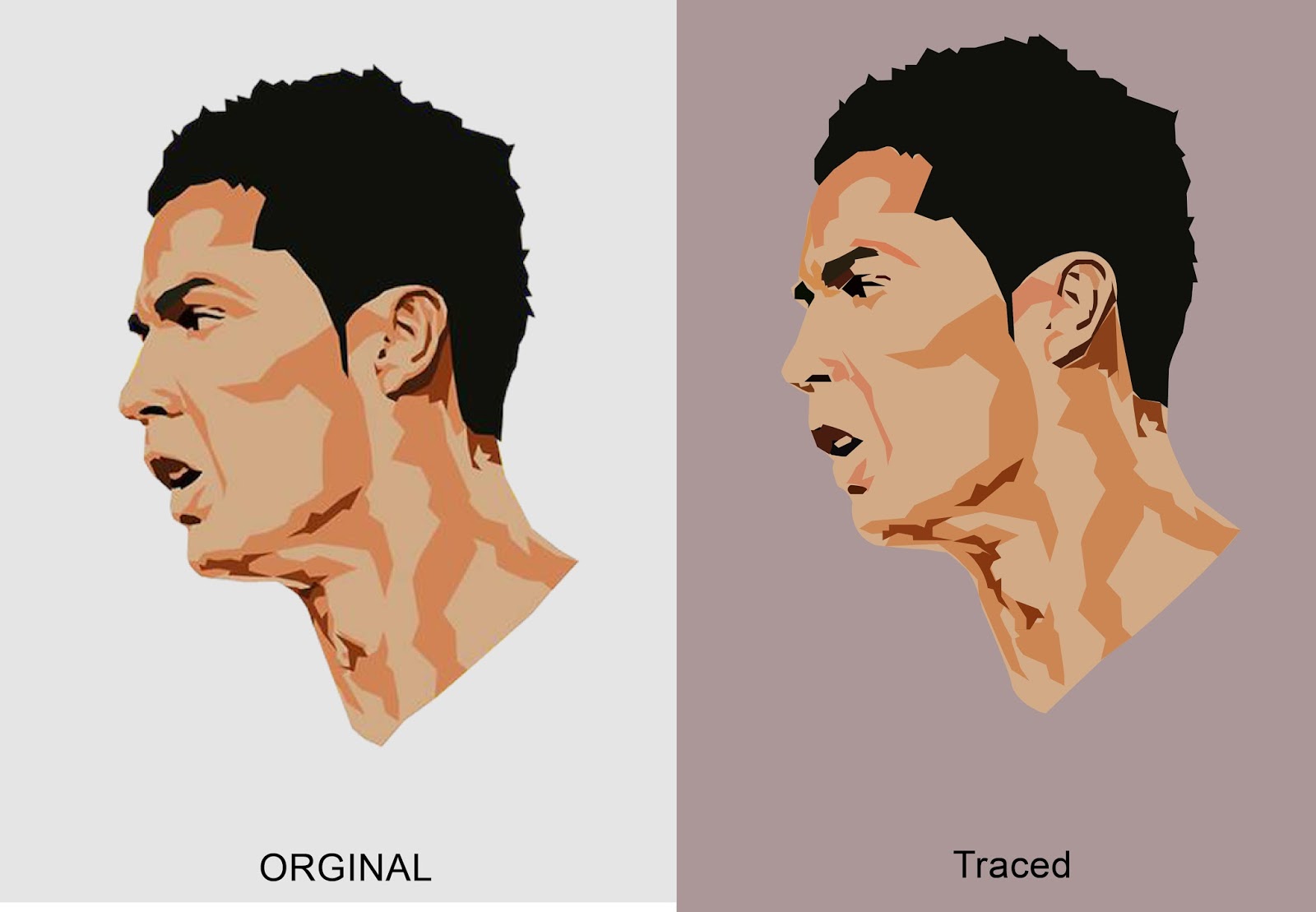 P O R T F O L I O: Character Tracing [Illustrator]