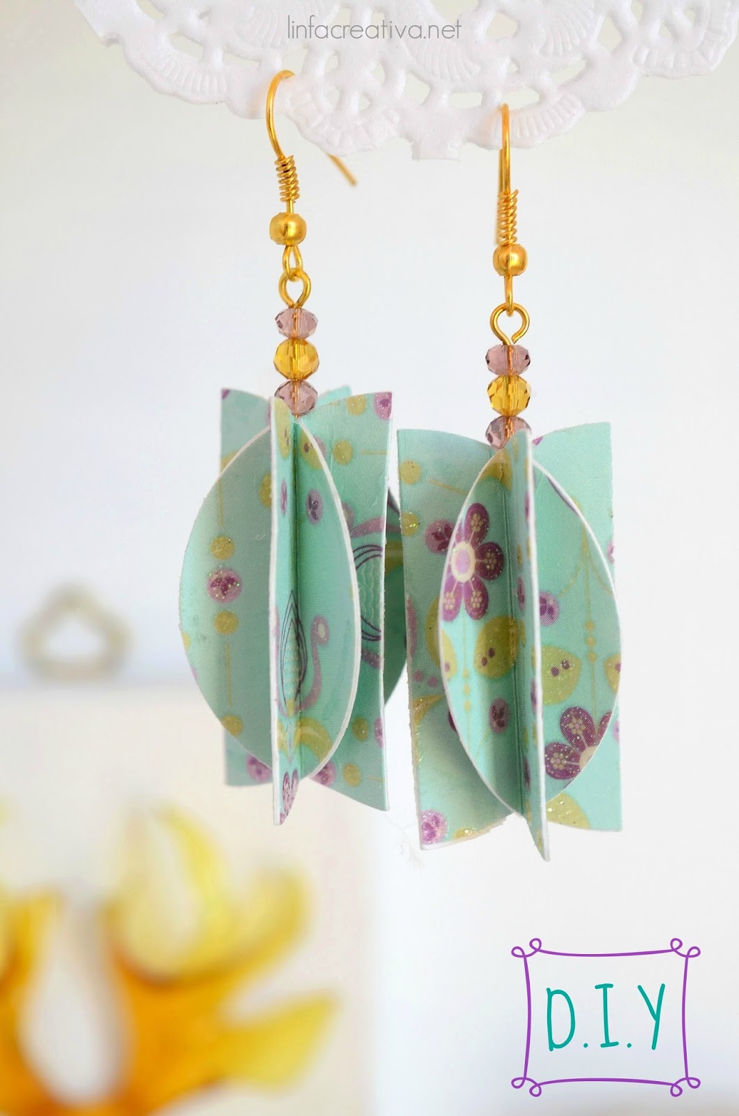 Linfa Creativa: Paper Jewels #5: earrings