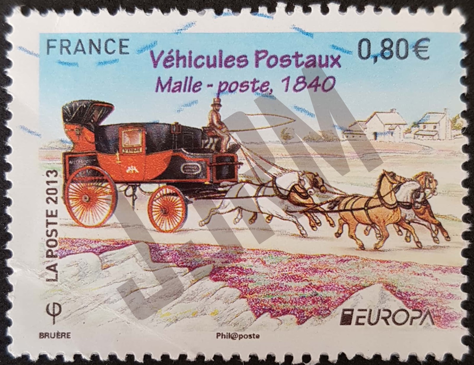 Filatelia - Sellos postales - Estampillas: Sello CEPT Europa - Francia ...