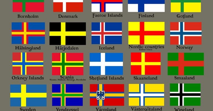 Verdens flagg: Nordiske flagg