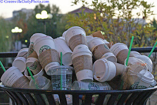 Midterms and growing piles of coffee cups - Treading Lightly