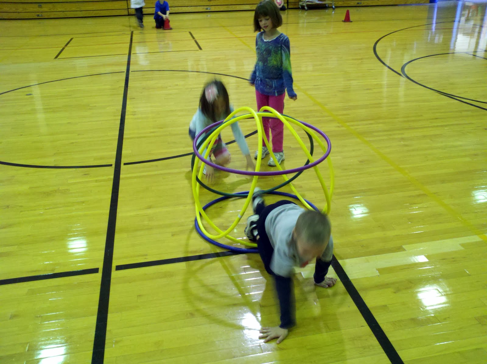 Mr. Lau's Physical Education Class: Cooperative games and activities