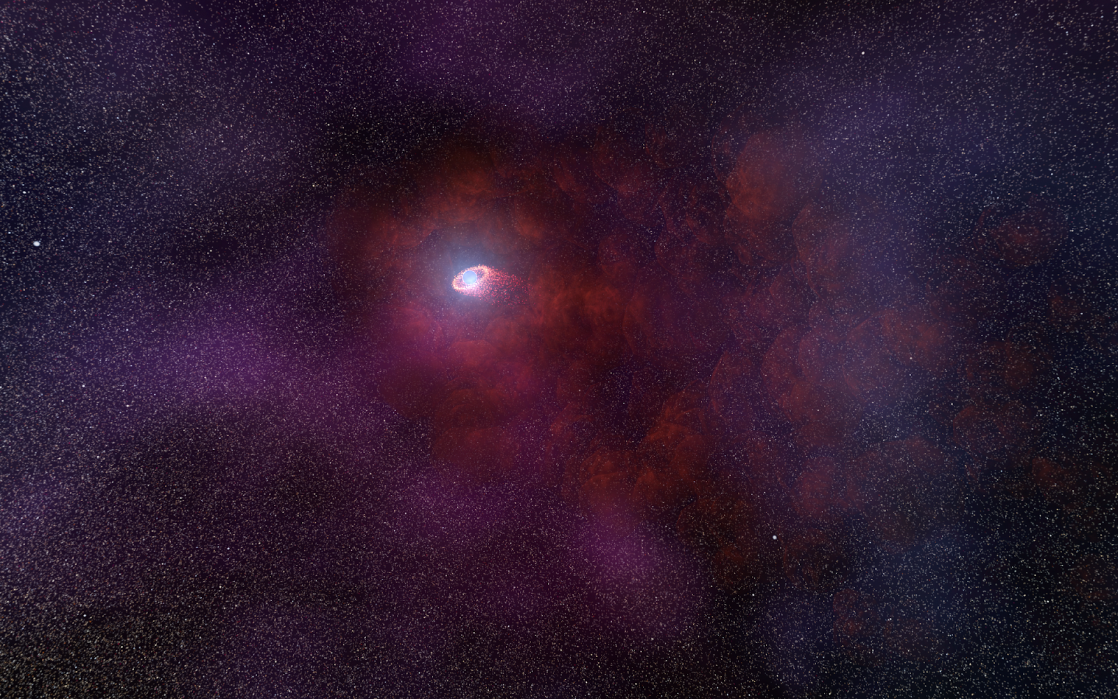 Friends of NASA: Pulsar Wind from a Neutron Star: Artist's Impression