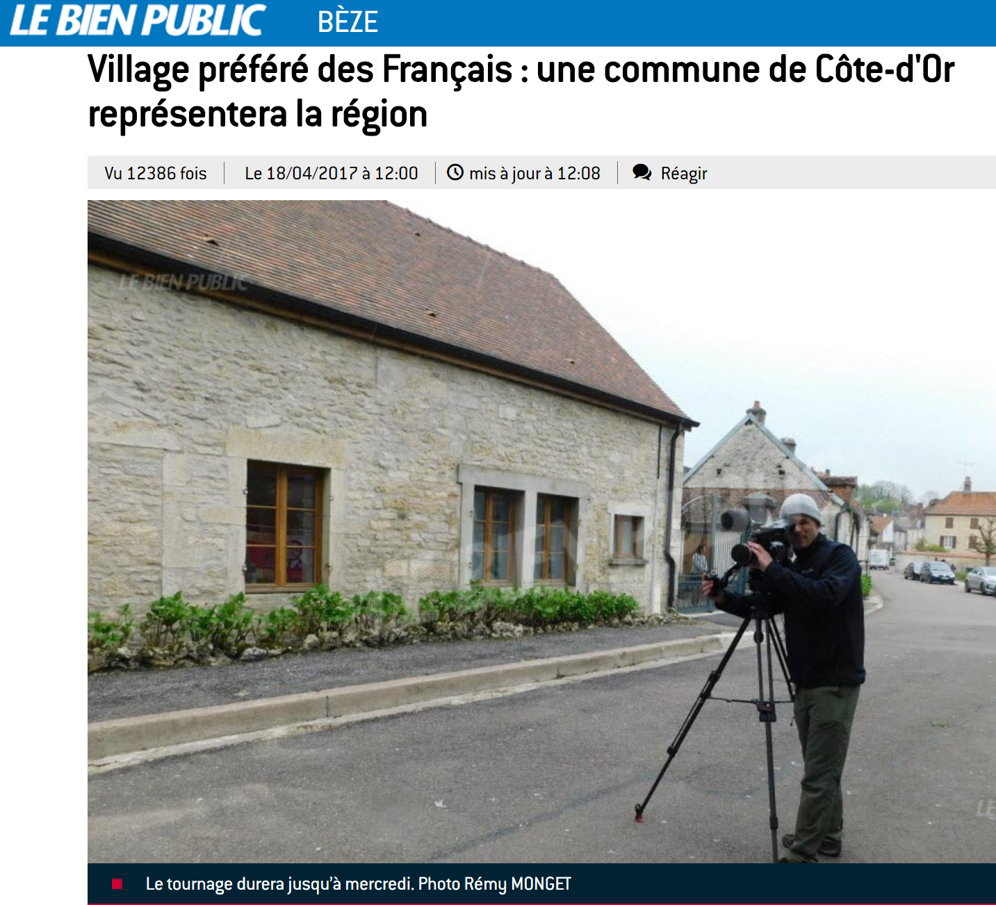 Abbaye de Bèze ( Site OFFICIEL ) : Bèze choisi pour participer à l ...