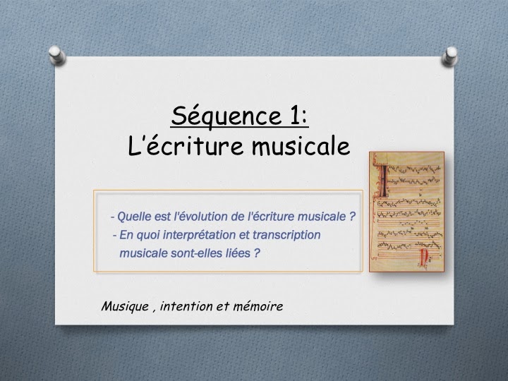 MADAME STACCATO: 5ème / SEQUENCE 1