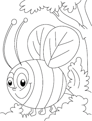 Ayo Mewarnai Gambar Mewarnai Lebah Untuk Anak PAUD Dan TK -Mudah Dan ...