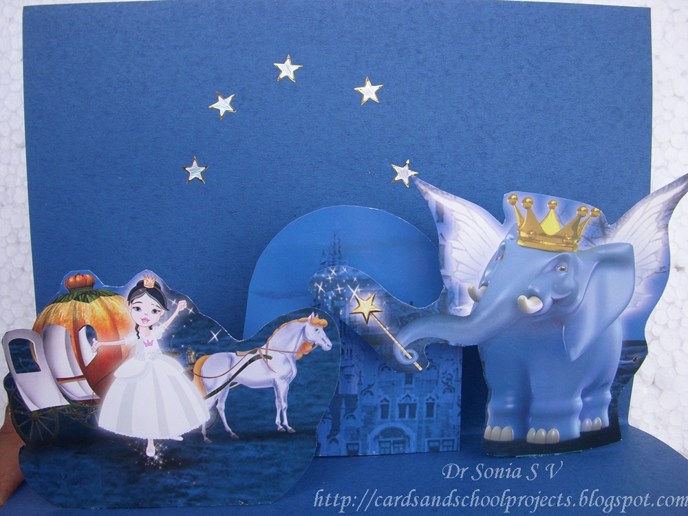 Cards and Crafts : Recycling Pop Up card Tutorial