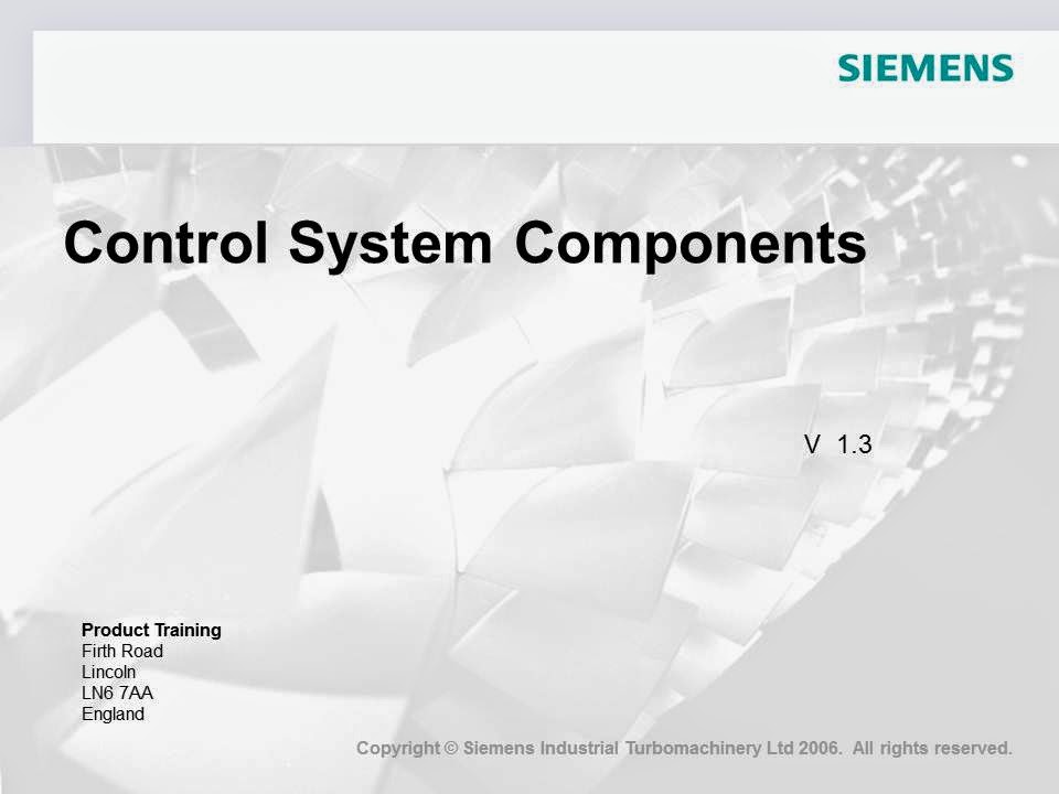 Siemens Control system components - LEKULE
