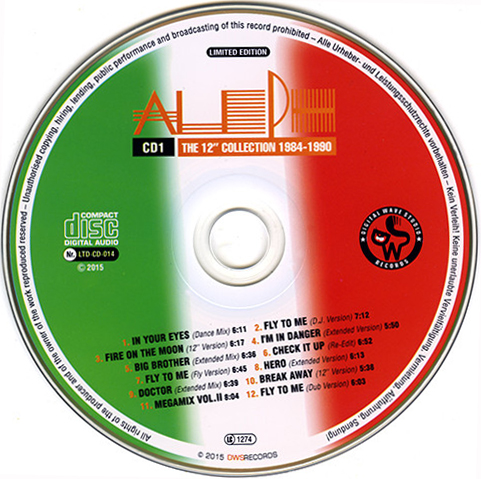 DWSRECORDS: ALEPH - The 12'' Collection 1984-1990 [LTD-CD-014 Silver ...