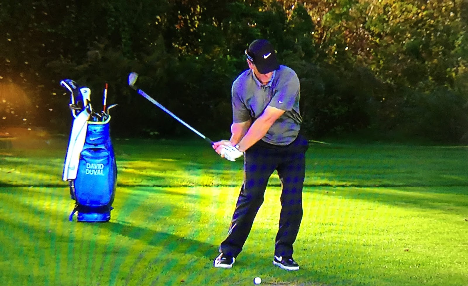 Kuniko's LPGA Golf Lesson: David Duval のスイング － Side-on, Hoizontal Hinge ...