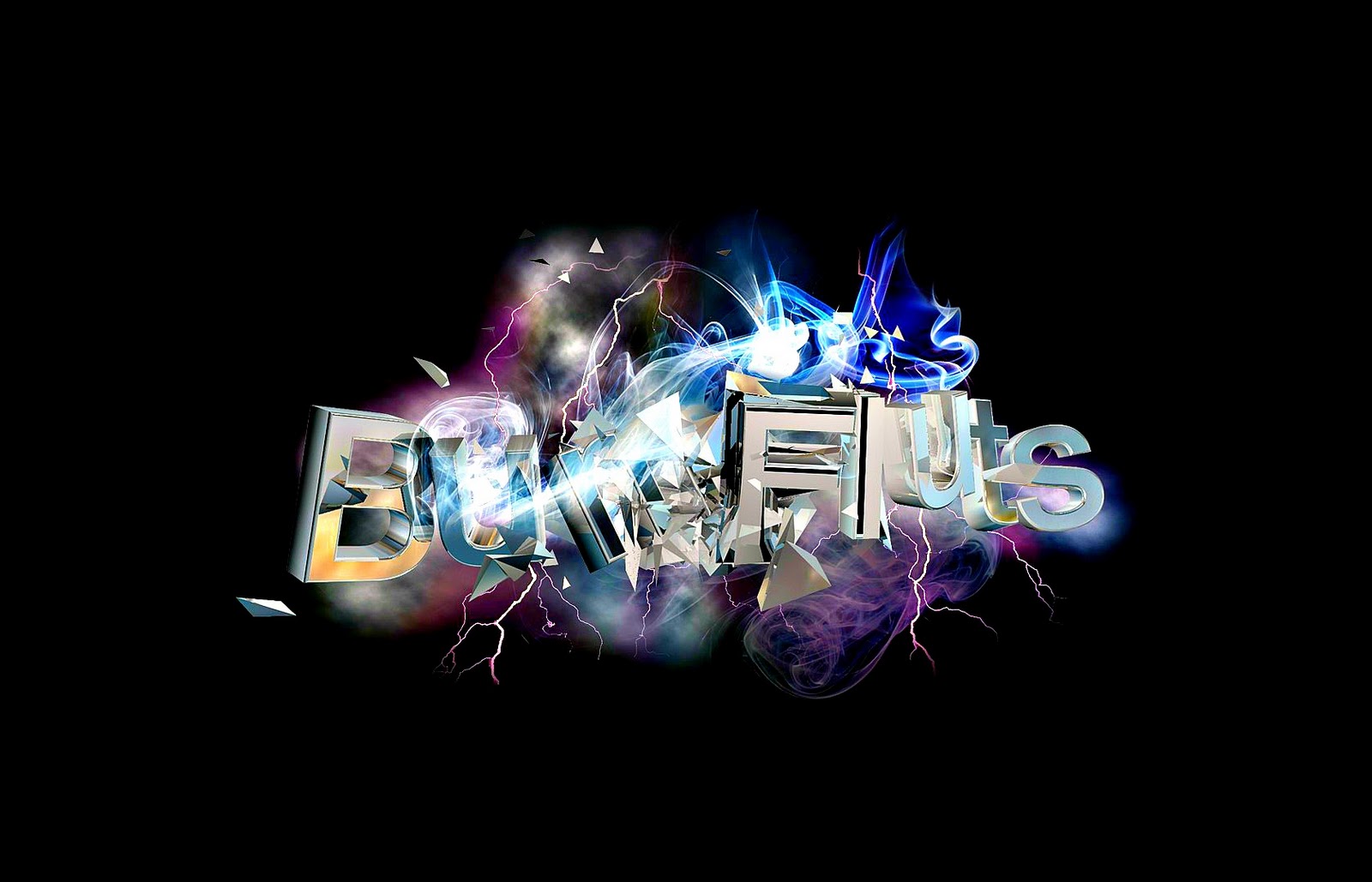 Unit 51 3D Modelling: Colourful Explosion Font