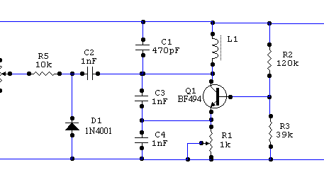 VFO circuit Diagram with Varicap - electronics