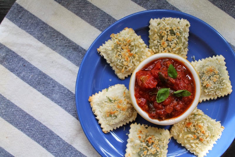 meadows cooks healthy recipes: baked ravioli {vegan}