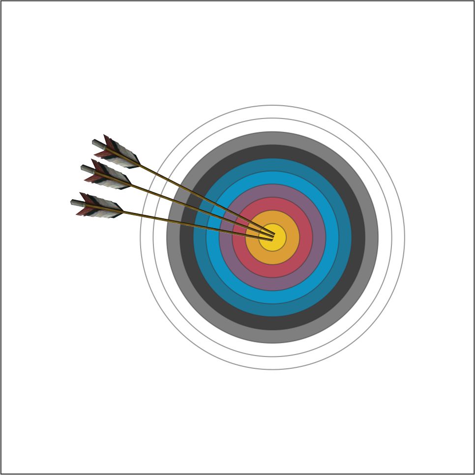 Dunia Logo : target panahan