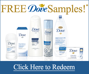 I HEART FREE SHIT: FREE DOVE SAMPLES!