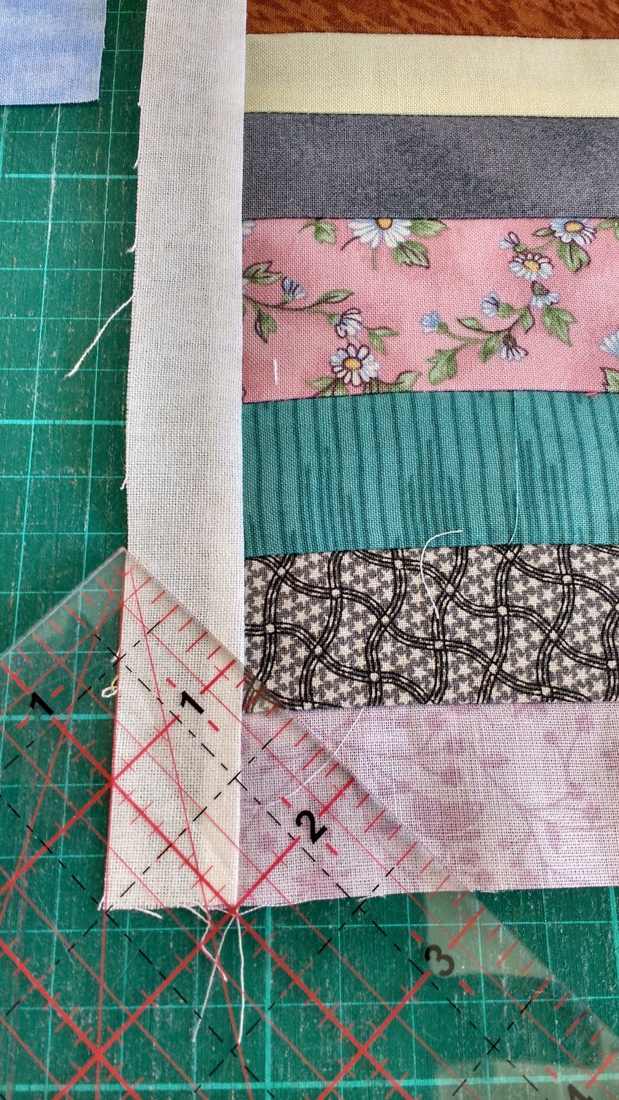 My Purple Patch: String X quilt