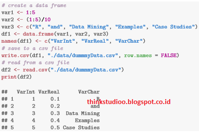 Import dan Export Data pada Excel - Thinkstudio21