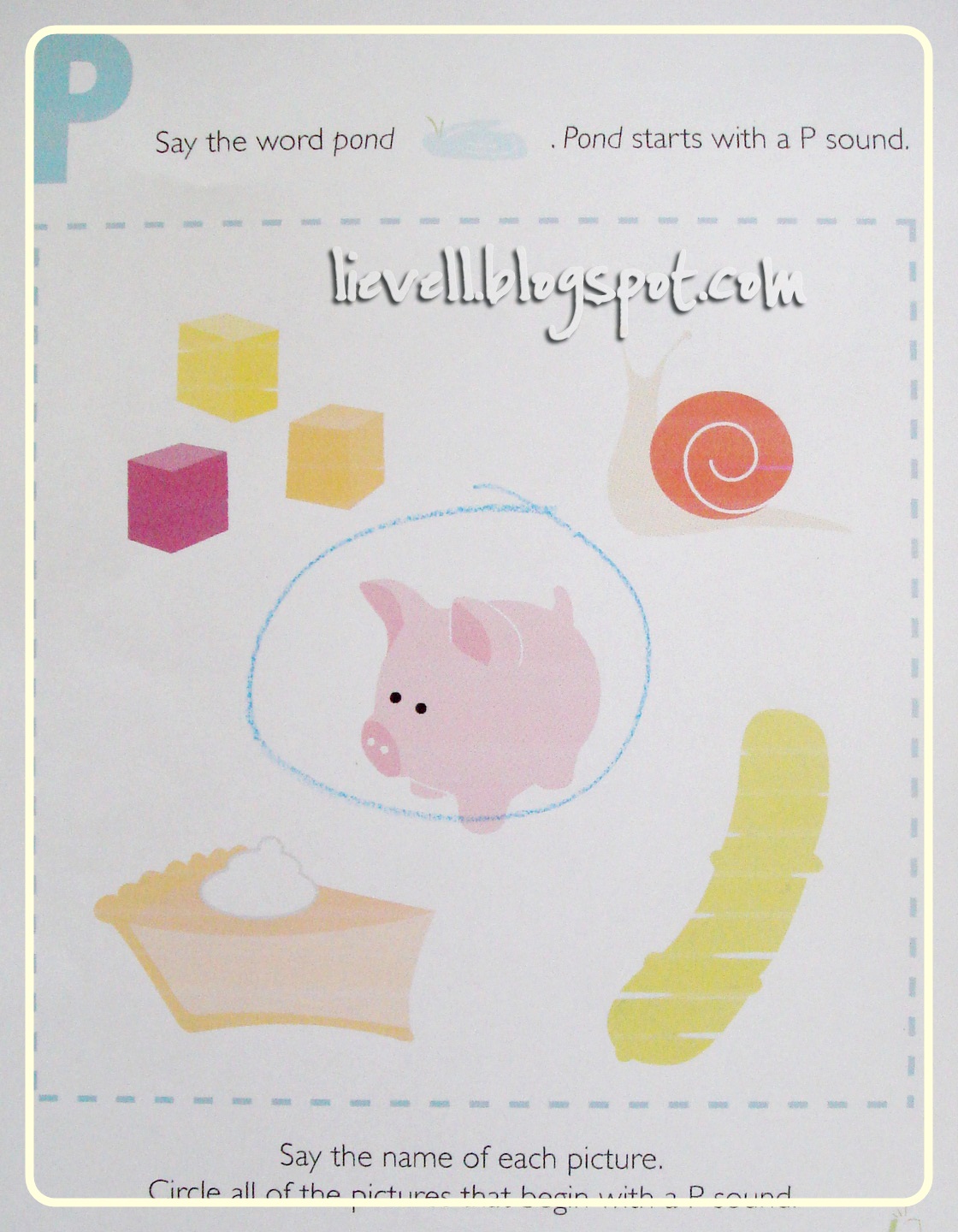 Simply-hood: Preschool : Letter P