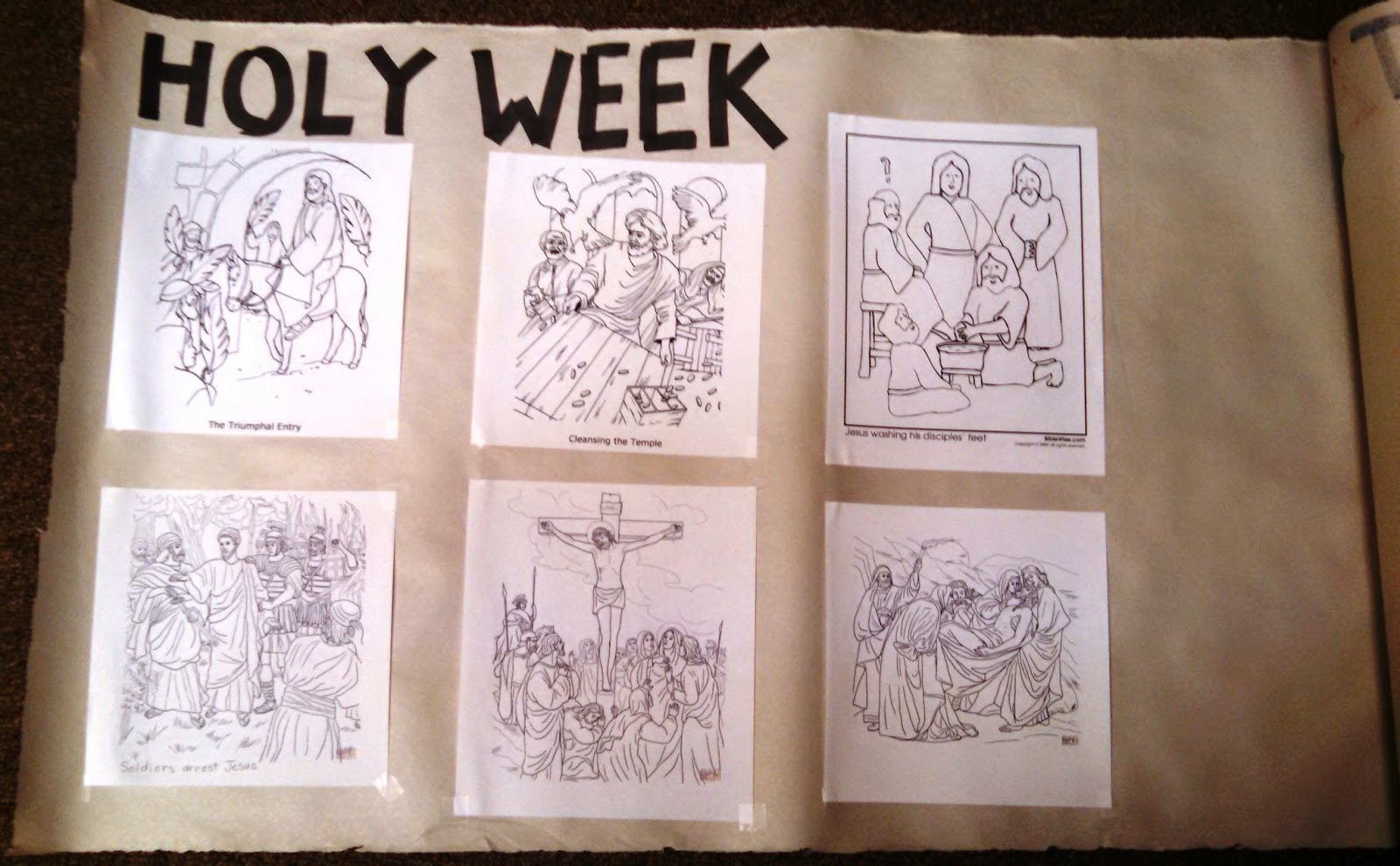 Frau Doktor Doctor: Children's Sermon: Holy Week & Emotions