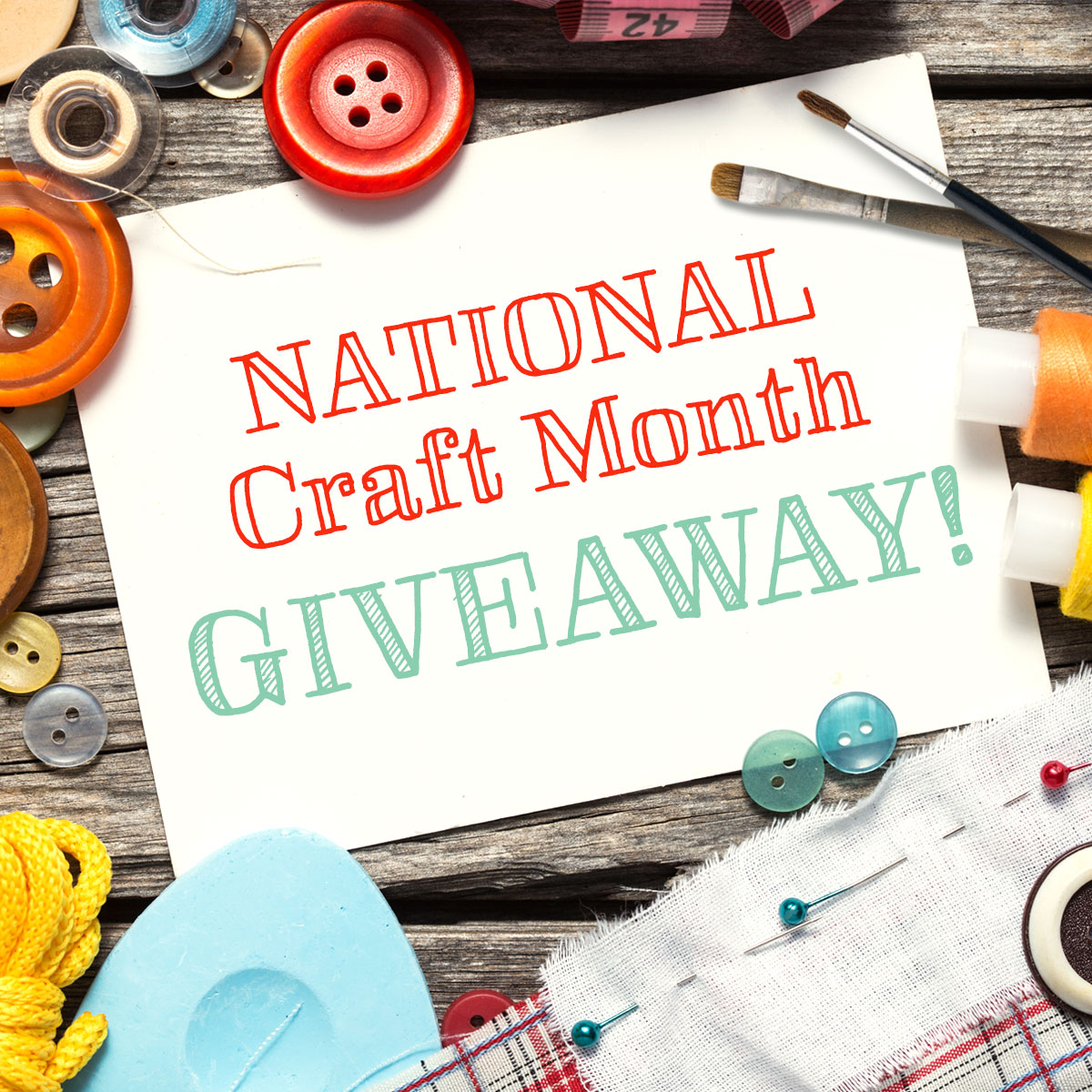 Learn a new craft skill free during National Craft Month + giveaway ...